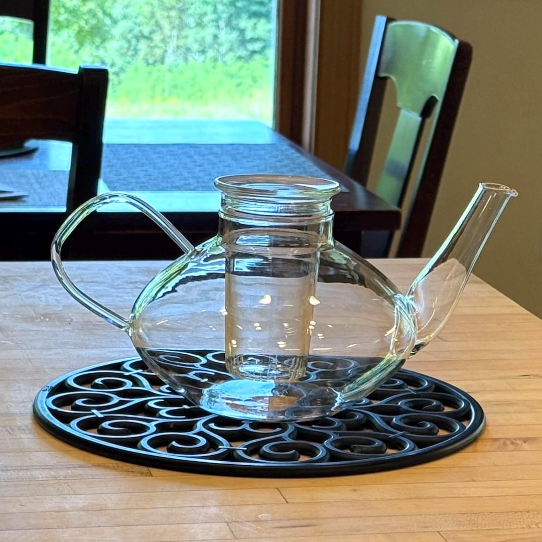 Vintage Schott Verran Glass Teapot: Mid-century Modern, Made in Germany ...