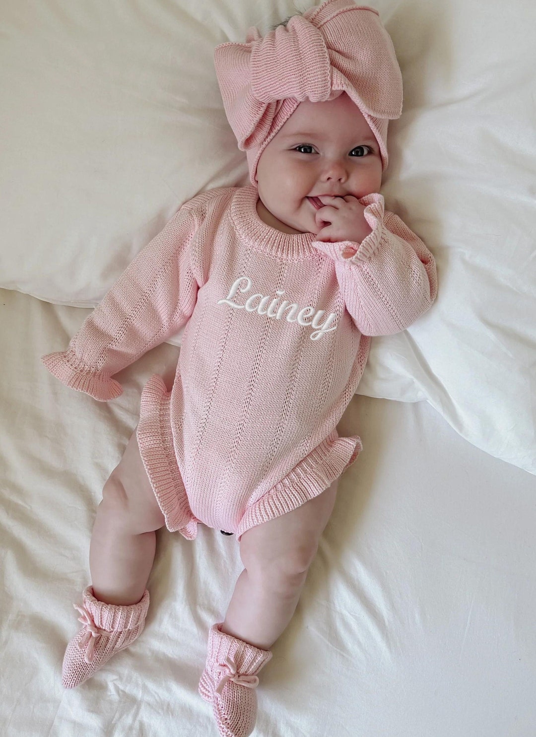 Custom Coming Home Outfit, Name Newborn Outfit, Embroidered Baby Outfit ...