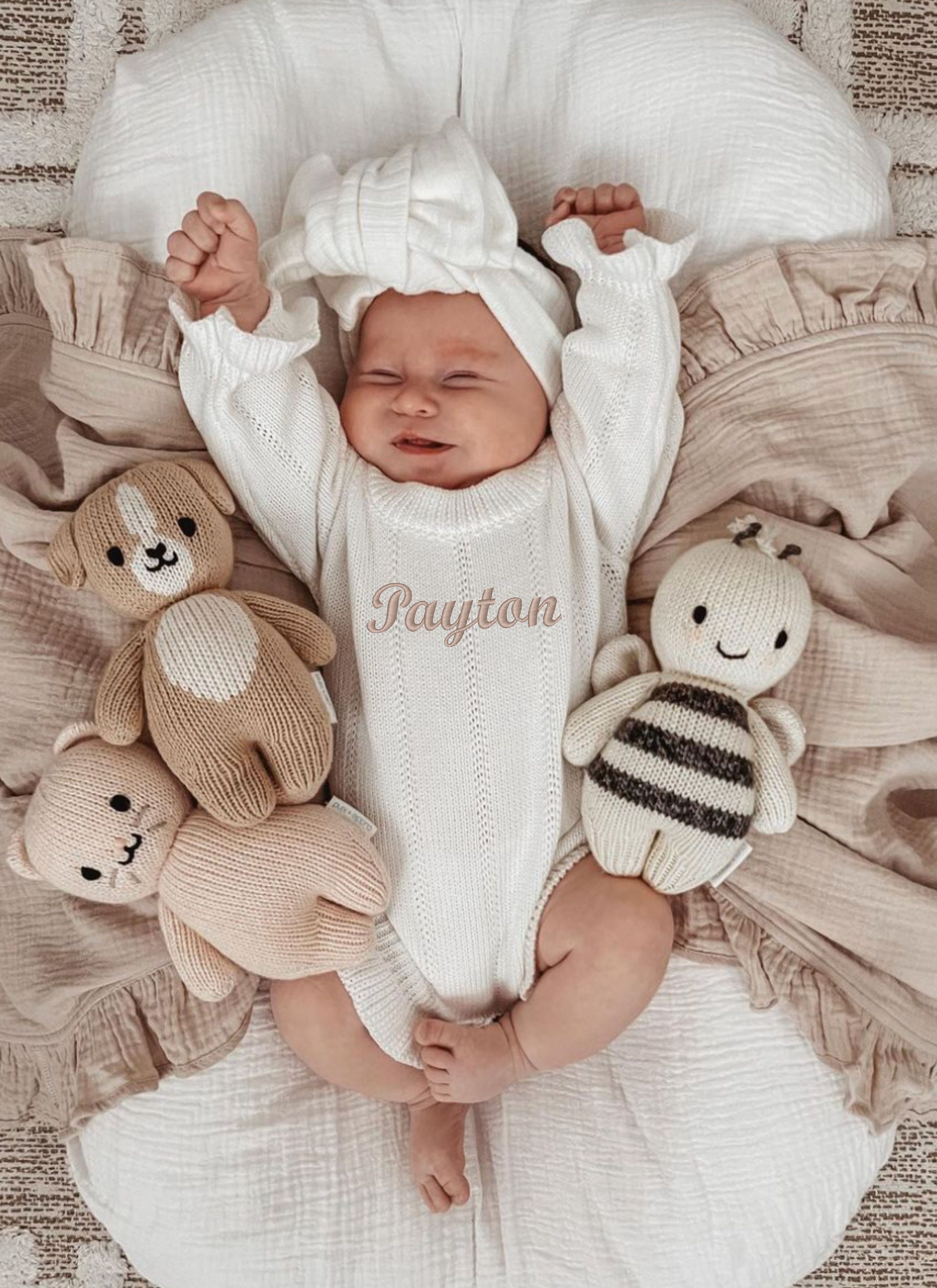 Custom Coming Home Outfit, Name Newborn Outfit, Embroidered Baby Outfit ...