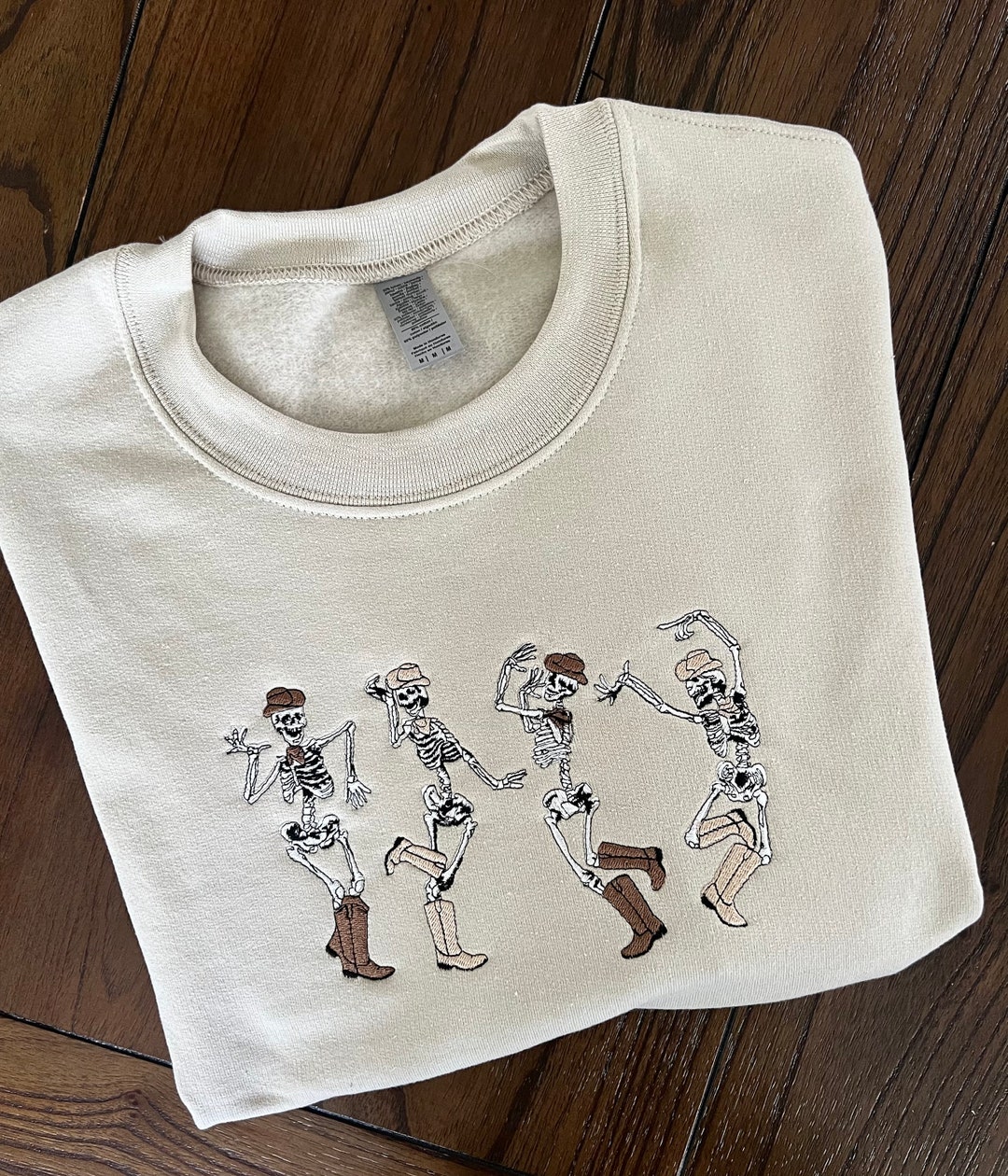 Halloween Sweatshirt Embroidered | Halloween Embroidered Sweatshirt ...