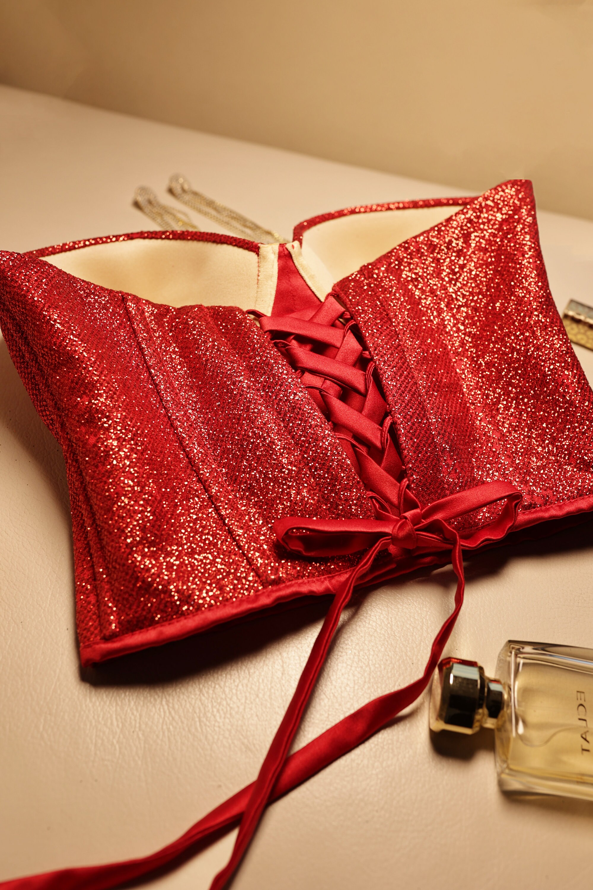 Sparkling Shiny Corset, Glitter Top Bustier, Strapless Corset - Etsy