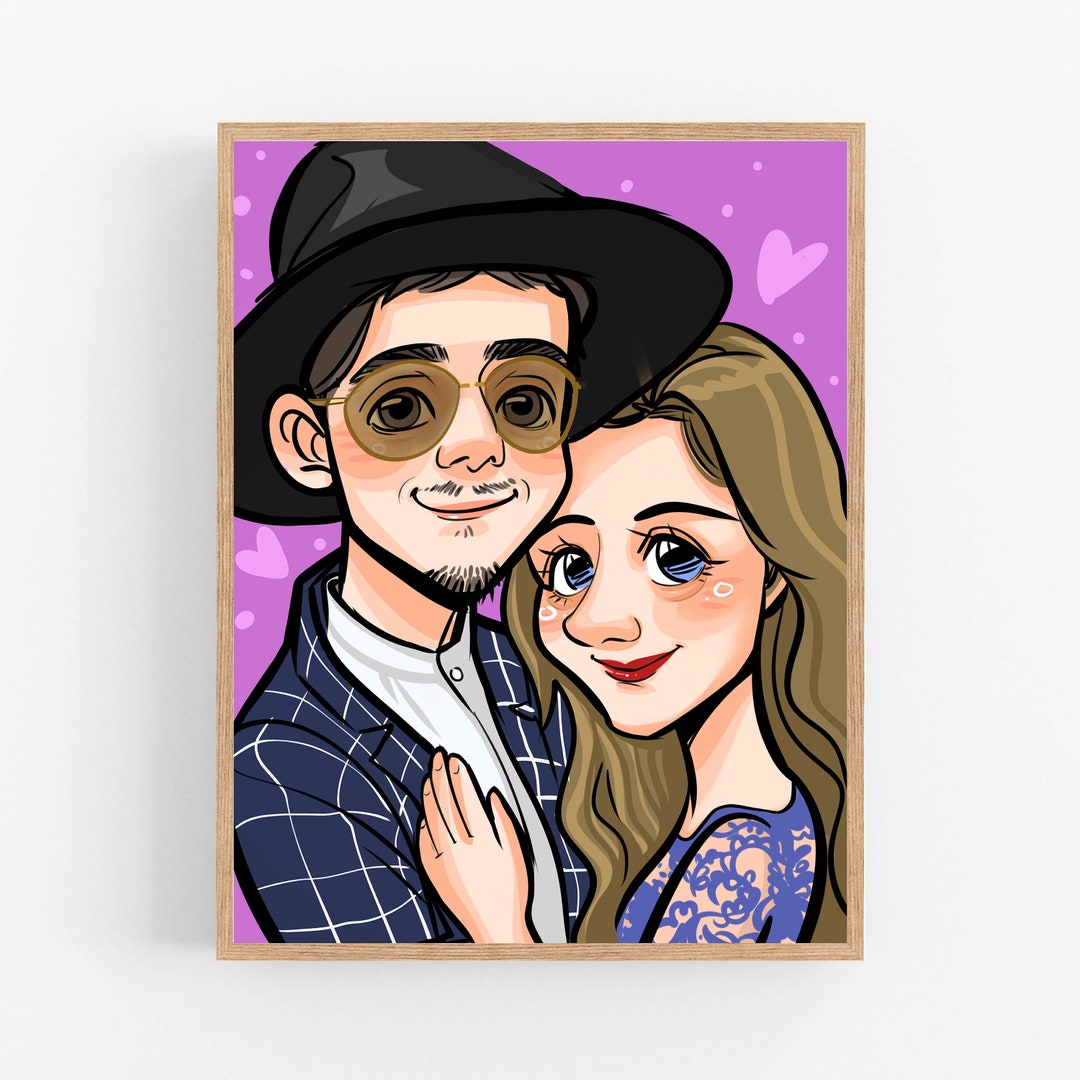 Caricature Wall Decor, Custom FAMILY PORTRAITS, Personalized ...
