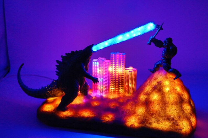 Personalized King Kong Night Light: Handmade Godzilla Vs. Kong Decor - Etsy