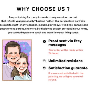 Children Cartoon Drawing, Custom Cartoon Portrait From Your Photo ...