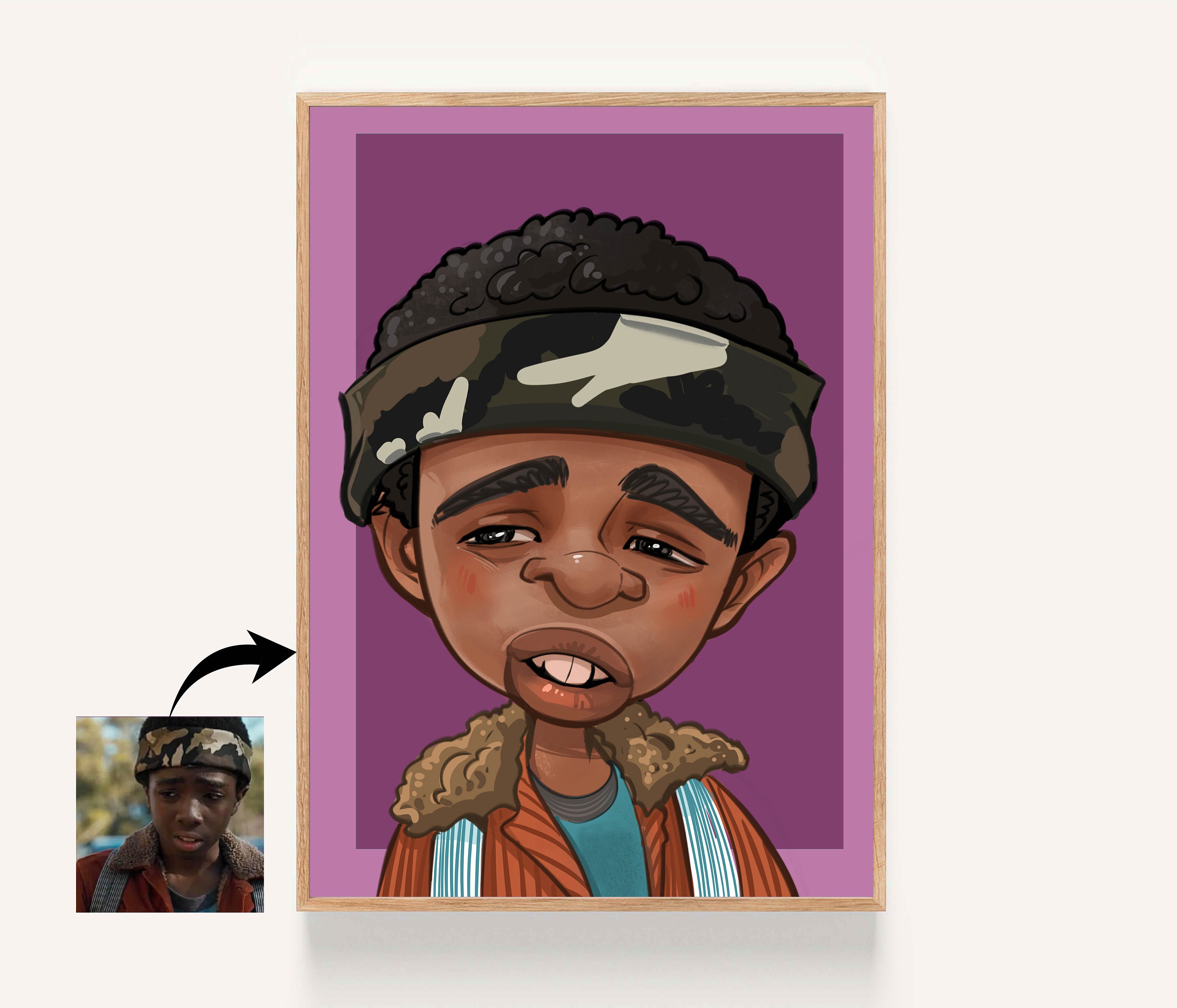 Custom Cartoon Portrait From Your Photo - Etsy