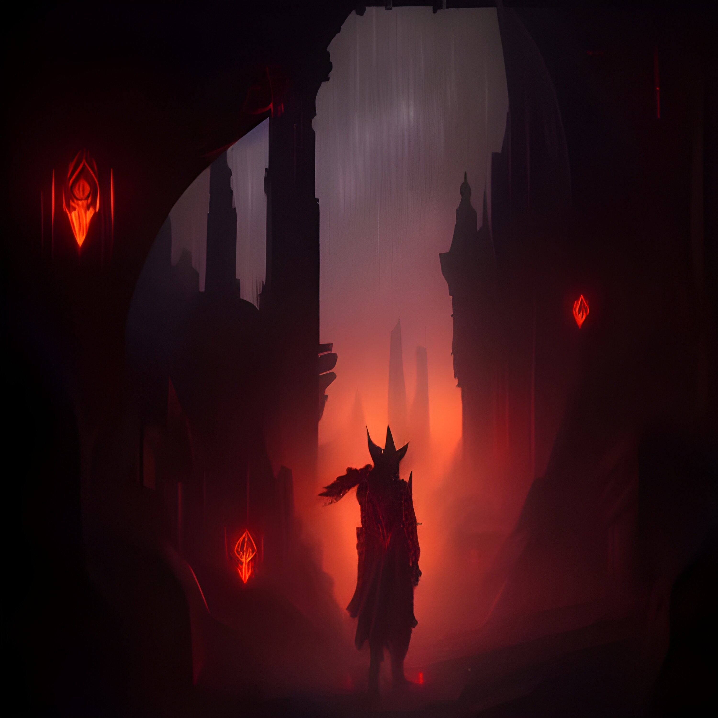 Ai-generated Dark Knight Dystopian Medieval Fantasy - Etsy