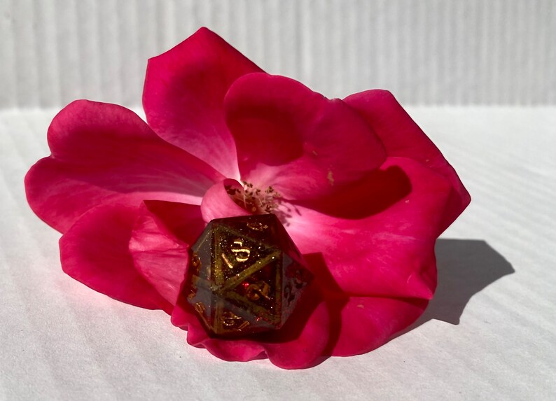 Cursed Ruby Dnd Dice Set for Dungeons and Dragons D20 - Etsy