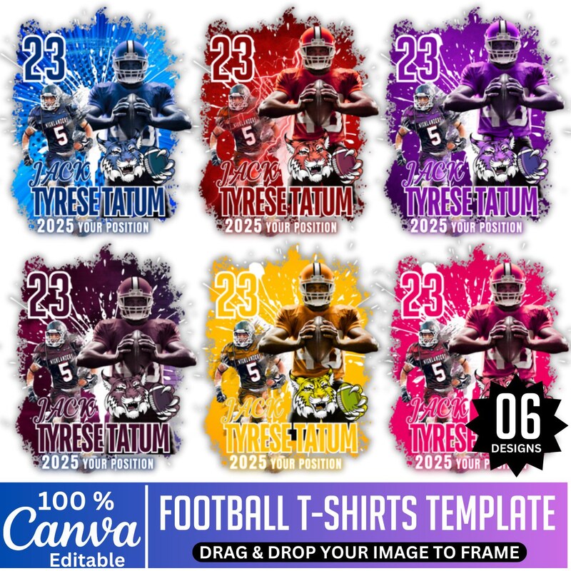 High School Football Shirt Designs - Etsy