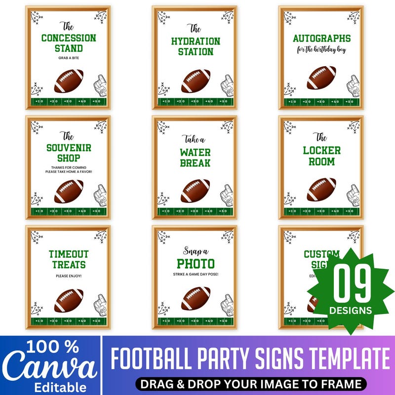 Football Signs - Etsy