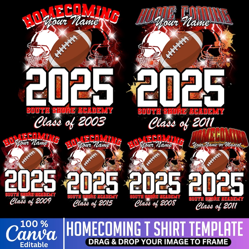 Football Homecoming T Shirt Bundle, Football Game Day Designs ...