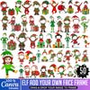 Printable Elf Let's Take an Elfie Props, Christmas Elf Selfie Scene ...