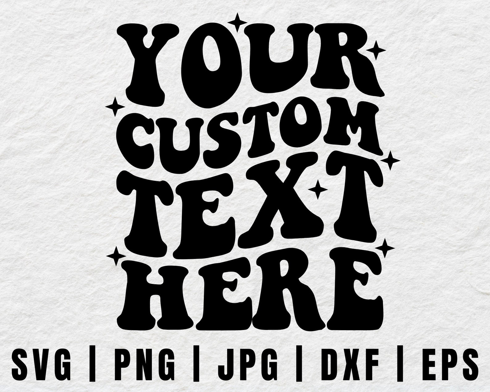 Custom Wavy Letters Svg, Custom Wavy Text Svg, Custom Wavy Letters Svg ...