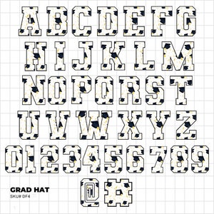 Graduation Font Png, Class of 2024, School Party Decor, Graduate ...