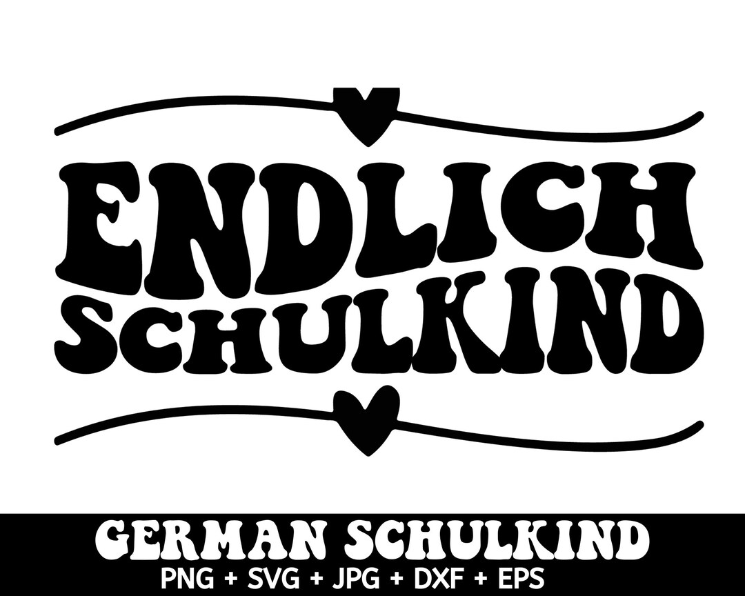 Deutsche Schulkind Plotterdatei SVG Schuleinführung SVG - Etsy