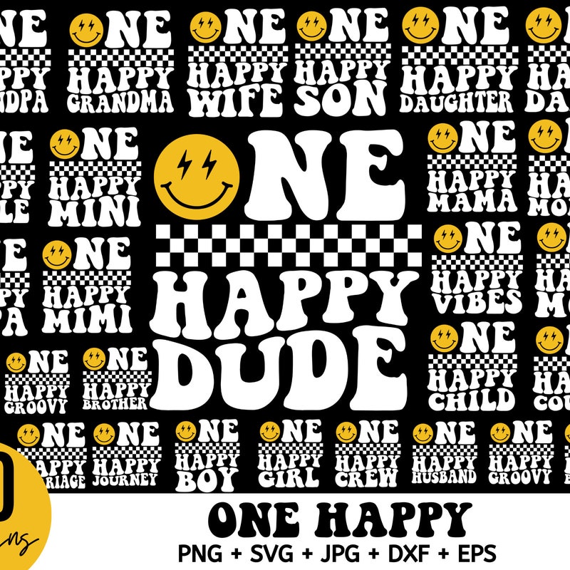Smiley Face Svg - Etsy