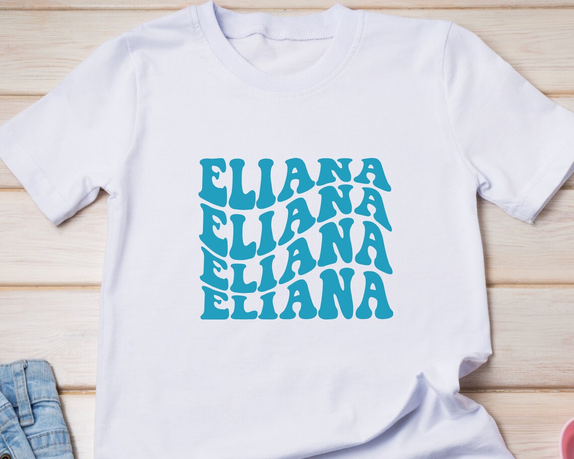 Letras onduladas personalizadas Svg cita de fuente de onda - Etsy España