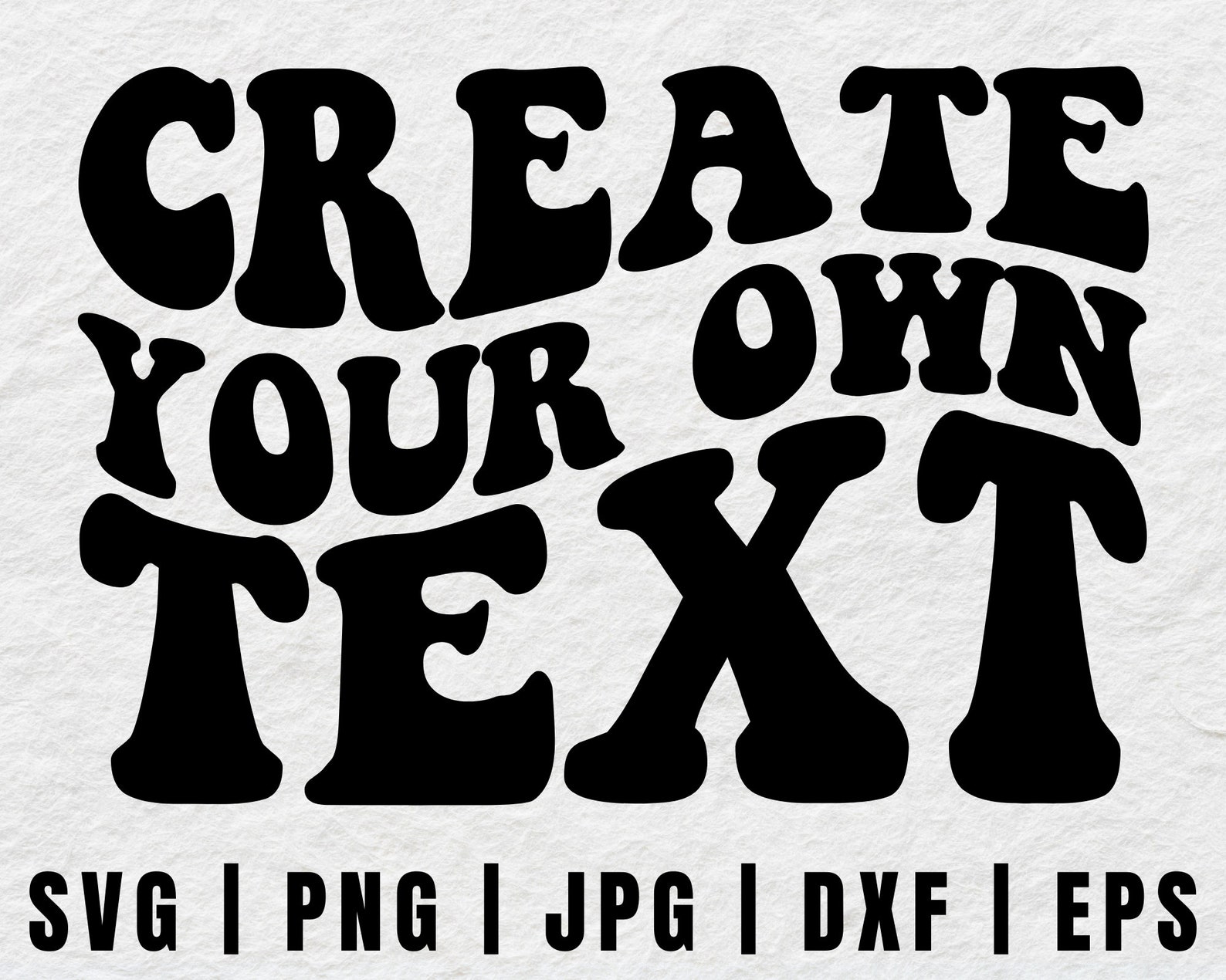 Custom Wavy Letters Svg, Wave Font Quote, Wavy Alphabet Graphic Files ...