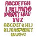 Retro Doodle Scribble Alphabet PNG Bundle, 6 Alpha Sets, Marquee ...