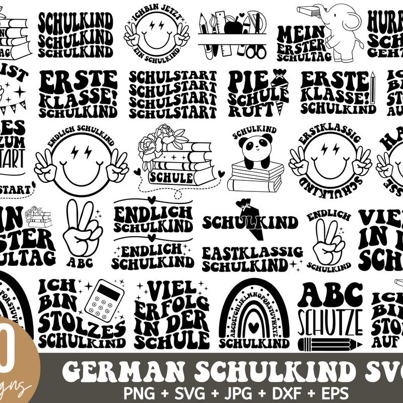 Schulkind plotterdatei - Etsy.de