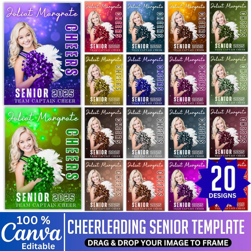 Cheer Banner Flyer Template - Etsy