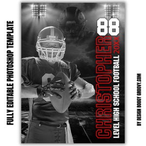 Photoshop Football Poster Templates, Football Photoshop Template ...