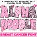 Stripes Pattern Alphabet Clipart, Minimalist Striped Letters, Stylish ...