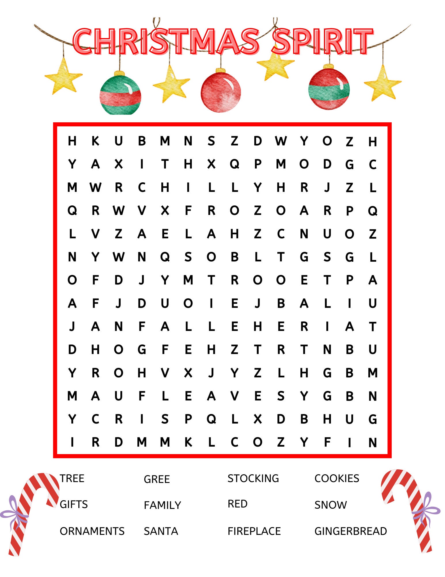 Wordsearch Booklet - Digital Download - Etsy
