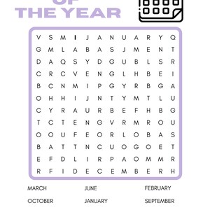 Wordsearch Booklet - Digital Download - Etsy