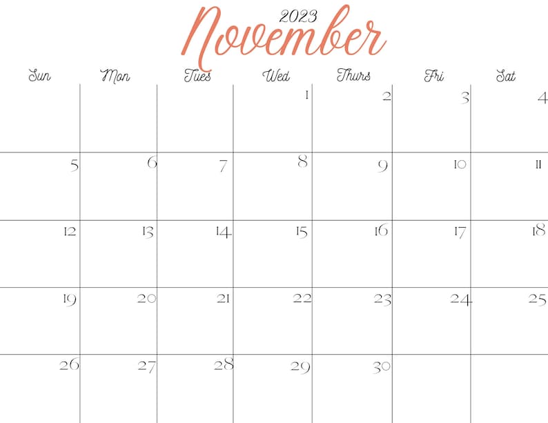 Printable 2023 Calendar Daily Note Sheets - Etsy