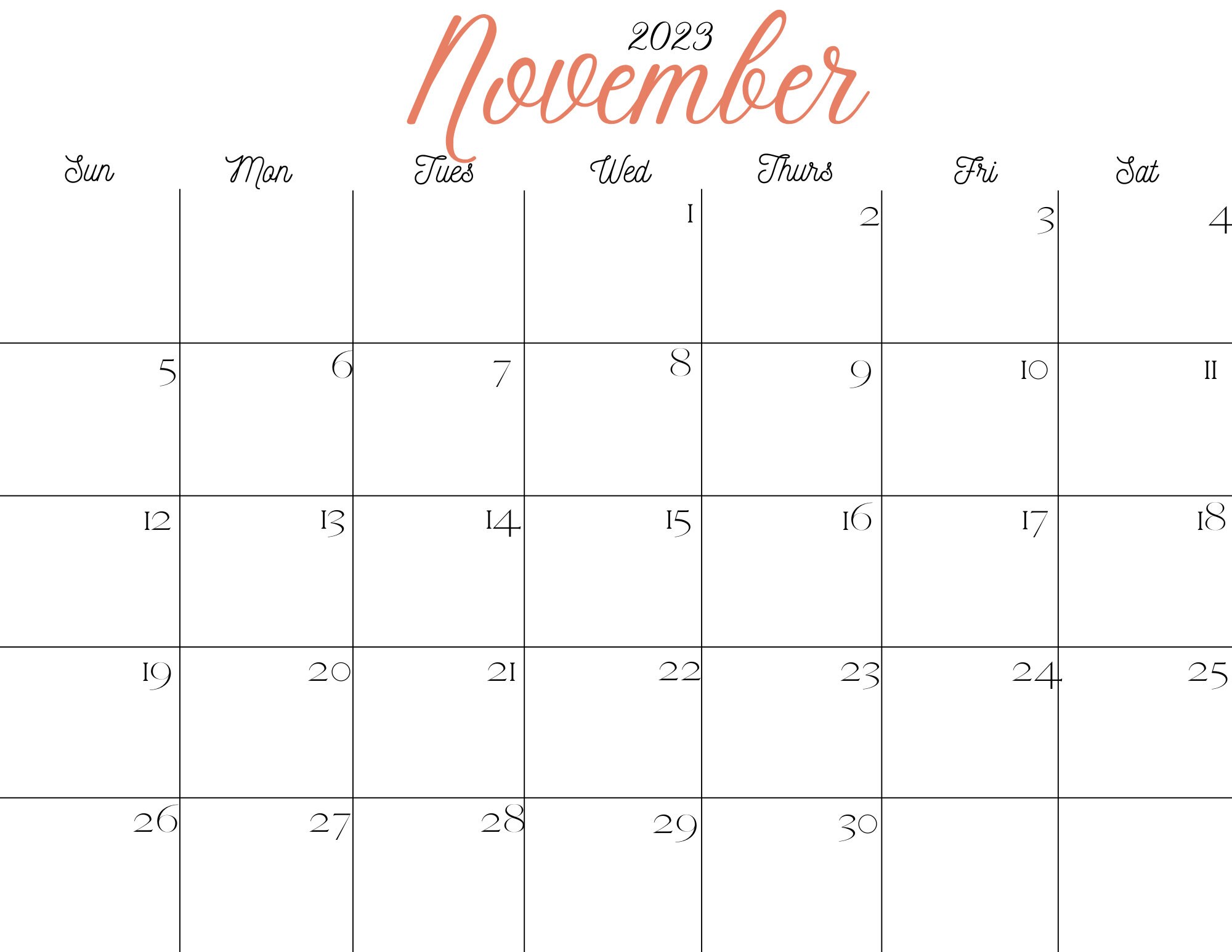 Printable 2023 Calendar Daily Note Sheets - Etsy