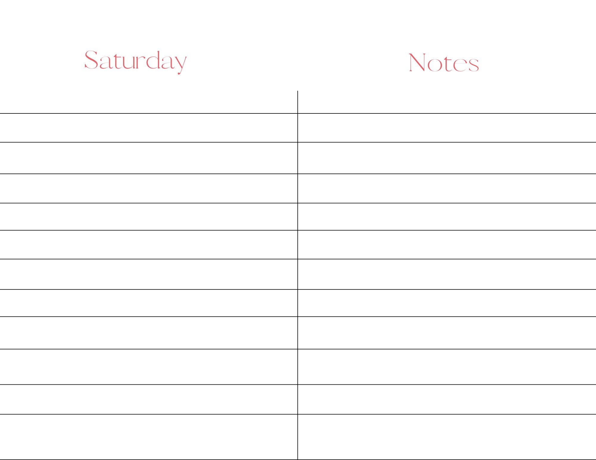 Printable 2023 Calendar Daily Note Sheets - Etsy