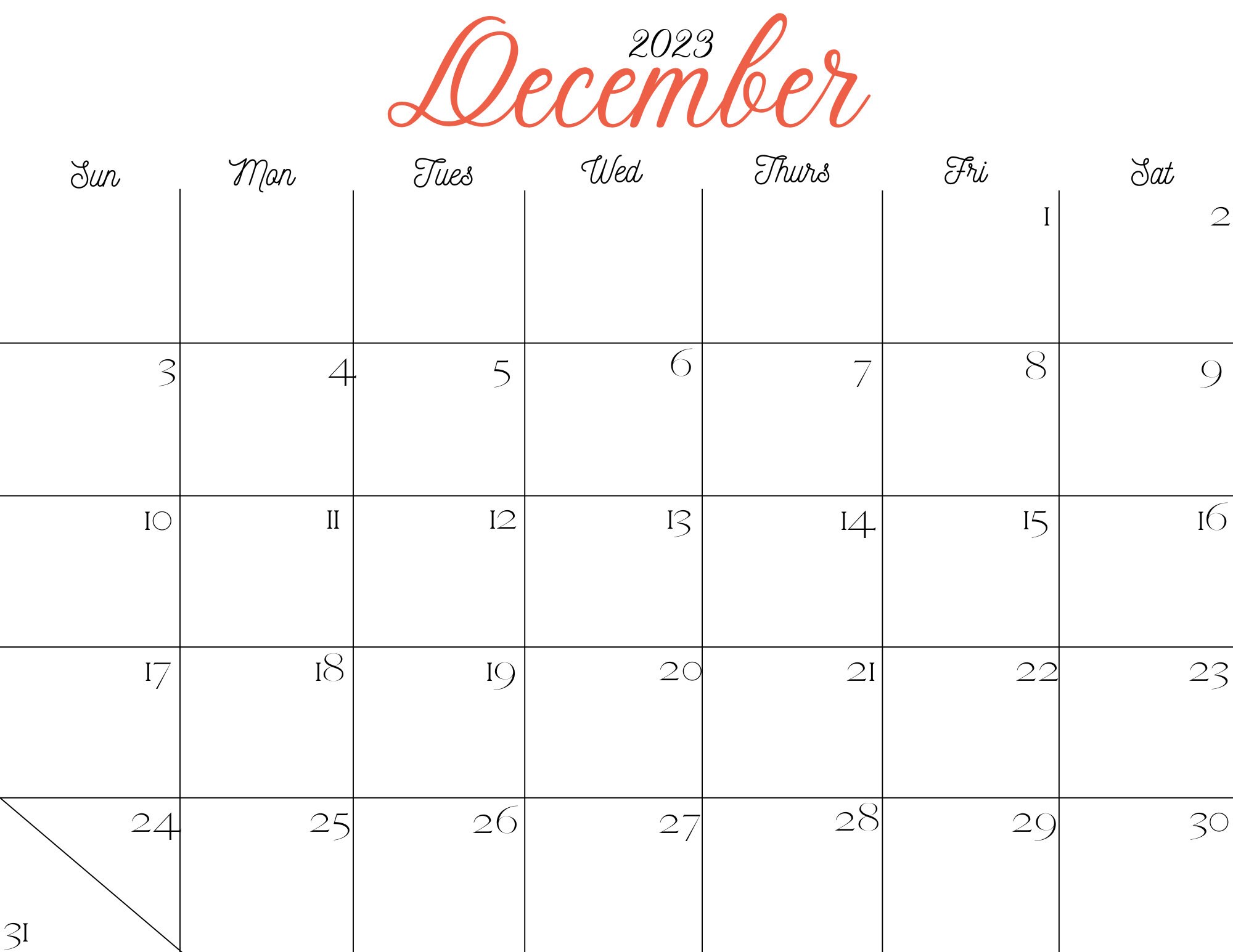 Printable 2023 Calendar Daily Note Sheets - Etsy