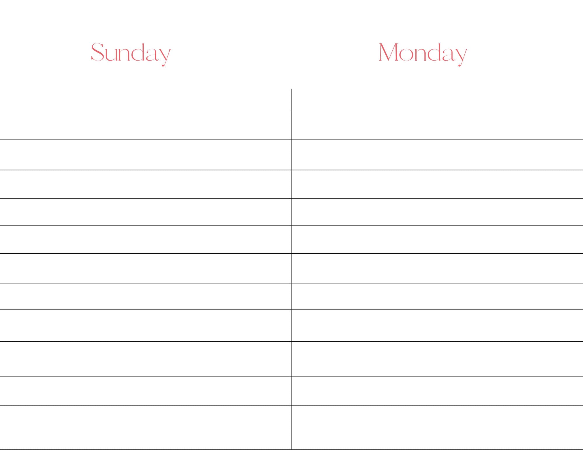 Printable 2023 Calendar Daily Note Sheets - Etsy