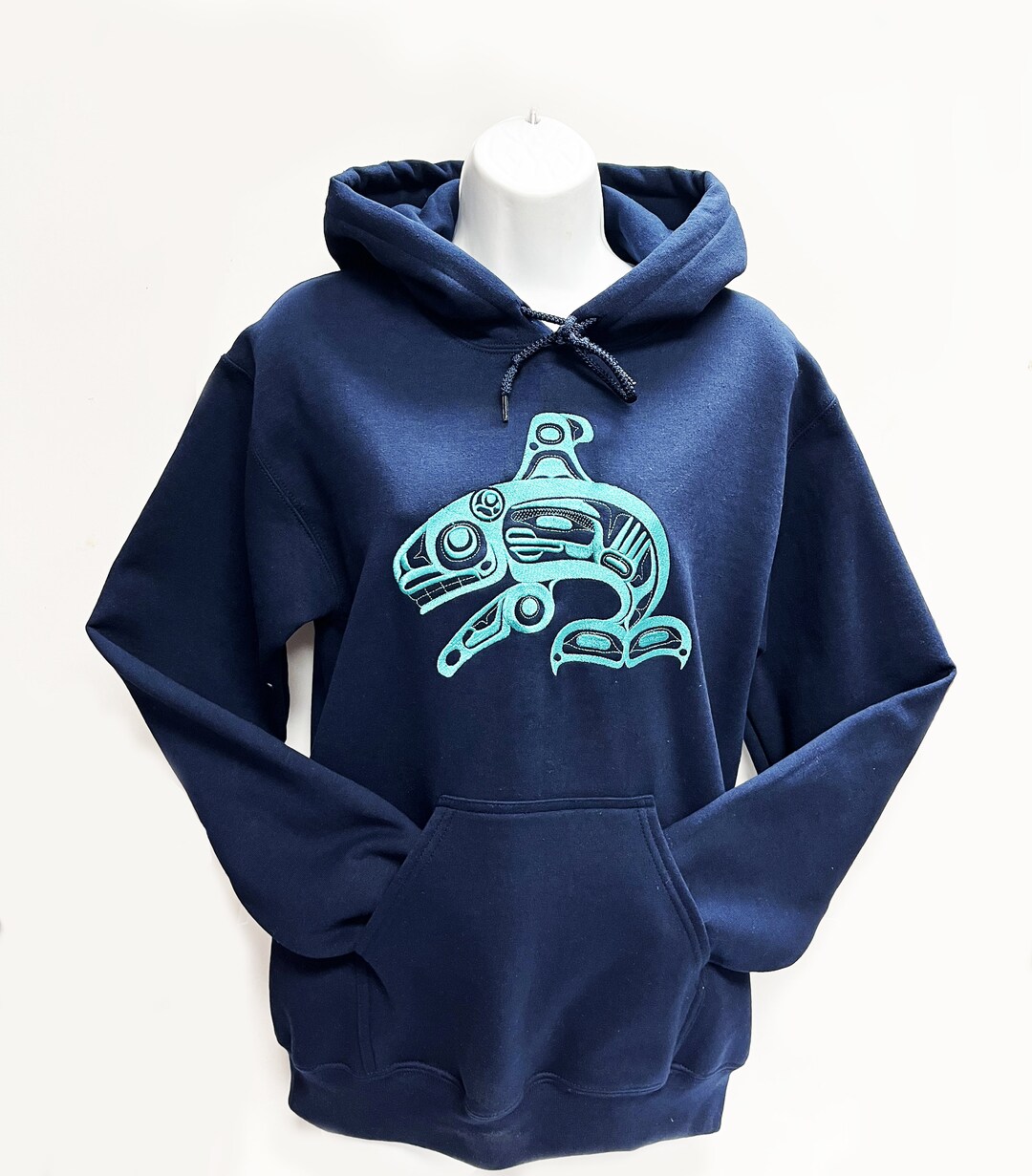 Orca Killer Whale Hooded Sweatshirt - Etsy