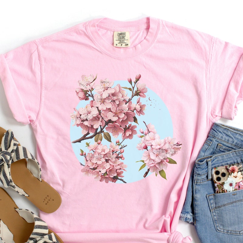 Cherry Blossom Shirt - Etsy
