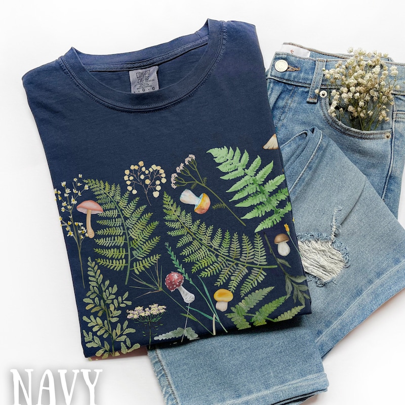 Botanical Shirt - Etsy