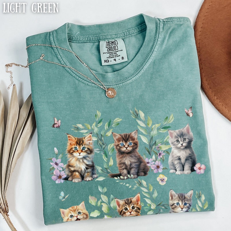 Cute Cat Shirt - Etsy