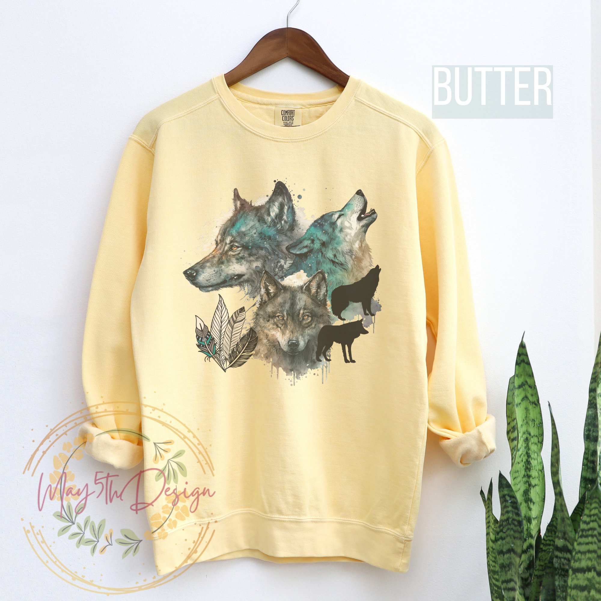 Wolf Sweatshirt, Wolves Sweatshirt, Wolves Crewneck Sweatshirt for ...