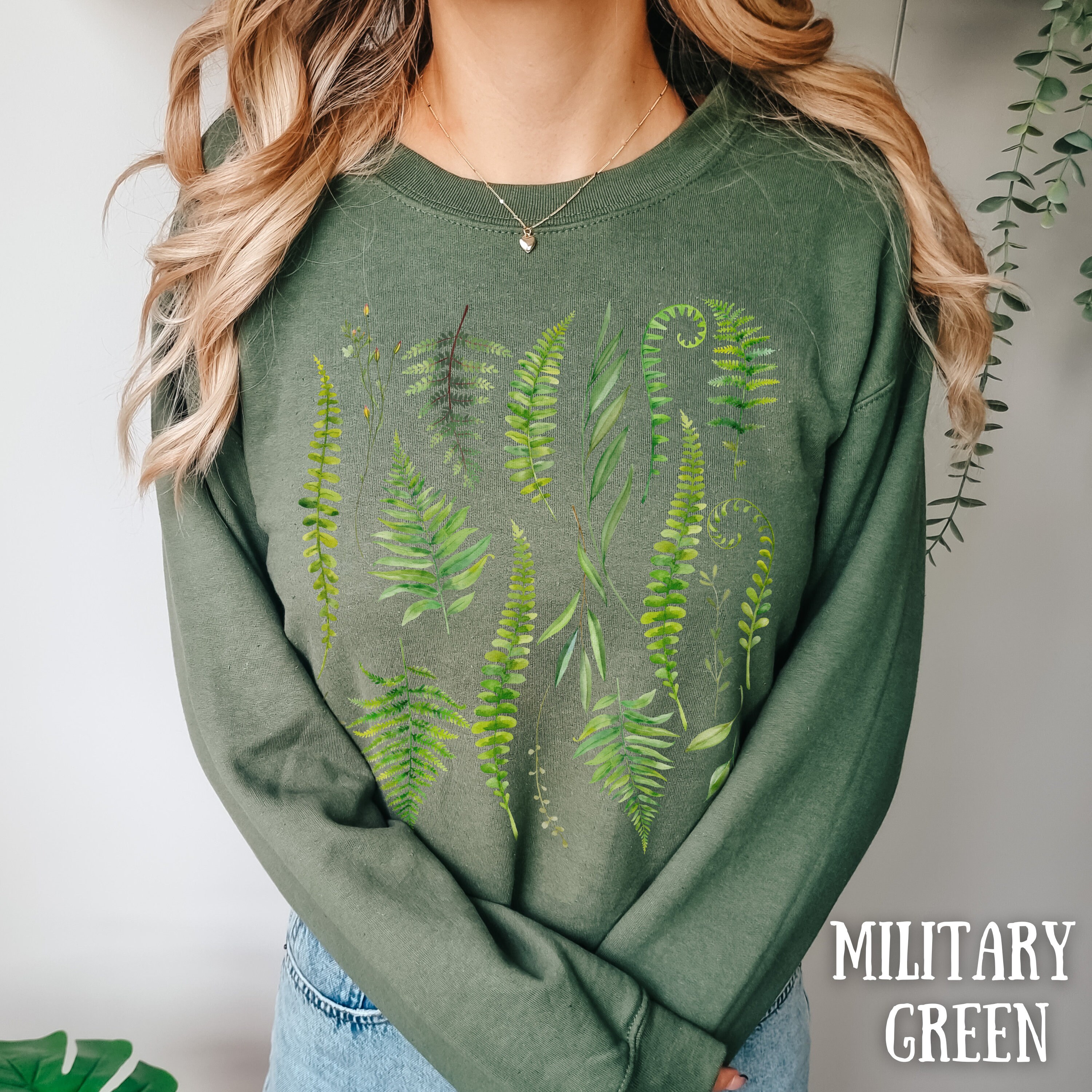 Forestcore Aesthetic Crewneck Sweatshirt Cottagecore Clothing Dark ...