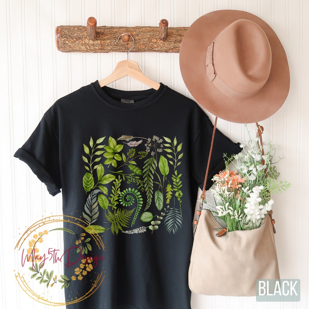 Comfort Colors Forest Fern Shirt Botanical Tshirt Herb - Etsy