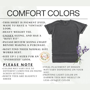 Fern Shirt, Forester Shirt, Comfort Colors® Ferns T Shirt, Fern ...