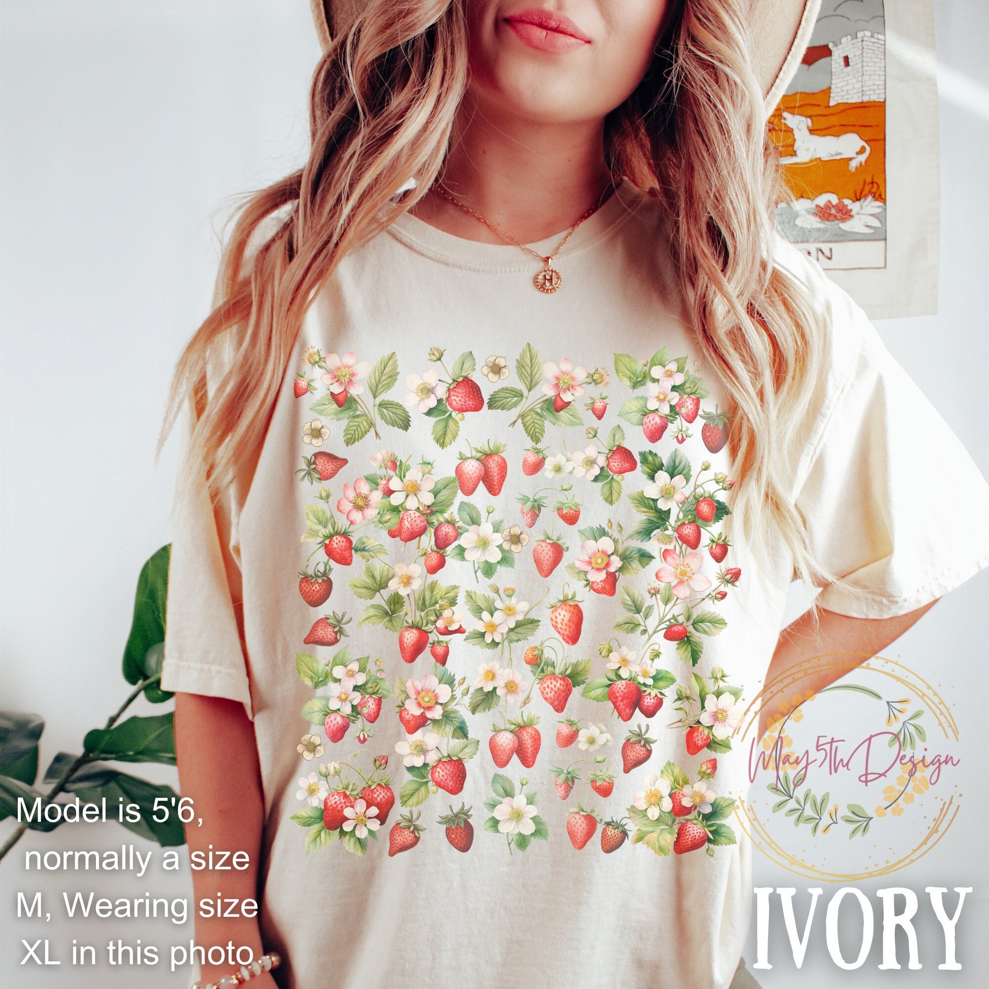 Strawberry T, Strawberry Clothing, Strawberry Cottagecore Shirt ...