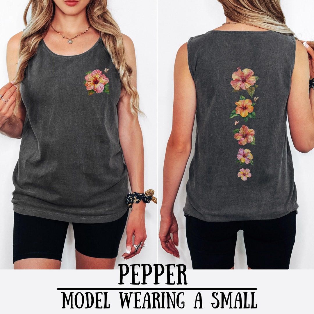 Summer Tank Tops, Beach Vacation Tanks, Beach Shirt, Comfort Color ...