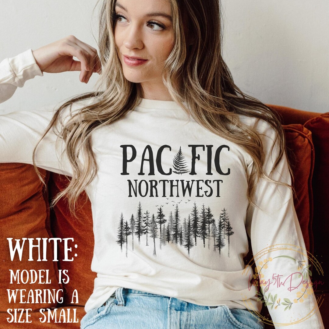 Pacific Northwest Shirt, Pacific Northwest Crewneck Sweatshirt, PNW ...