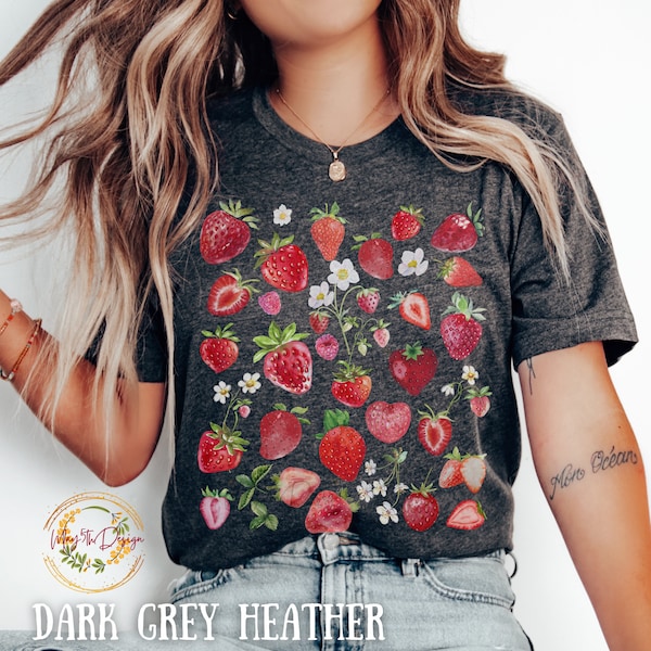 Strawberry Shirt - Etsy