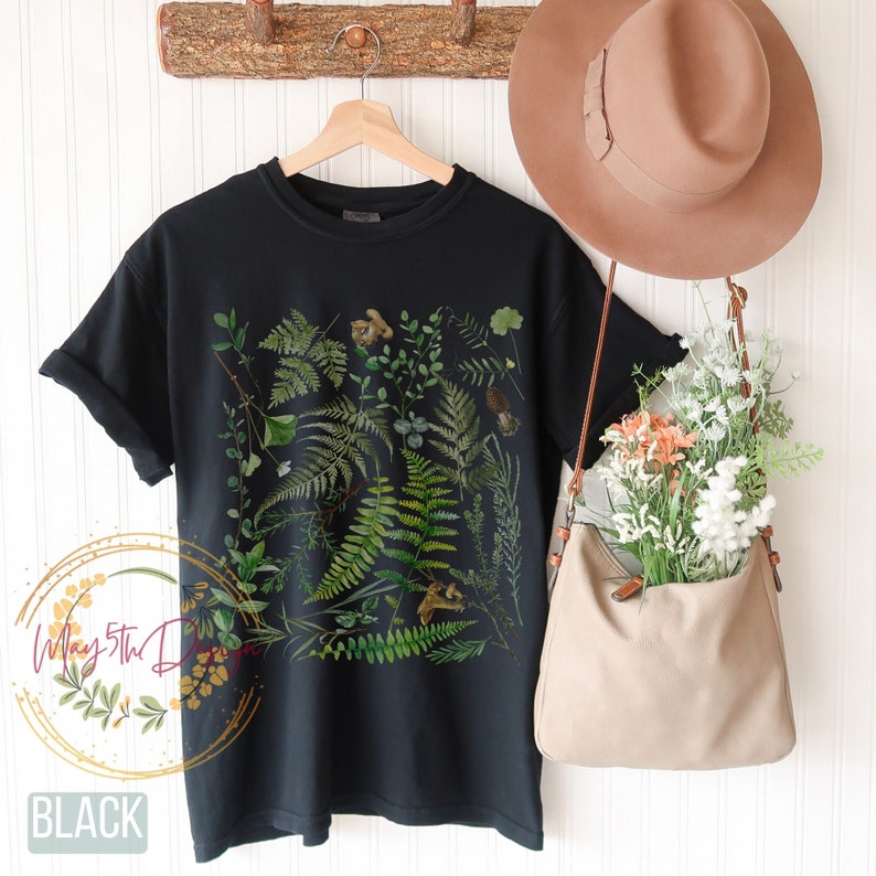 Fern Shirt Botanical Plant Botany Comfort Colors Shirt - Etsy