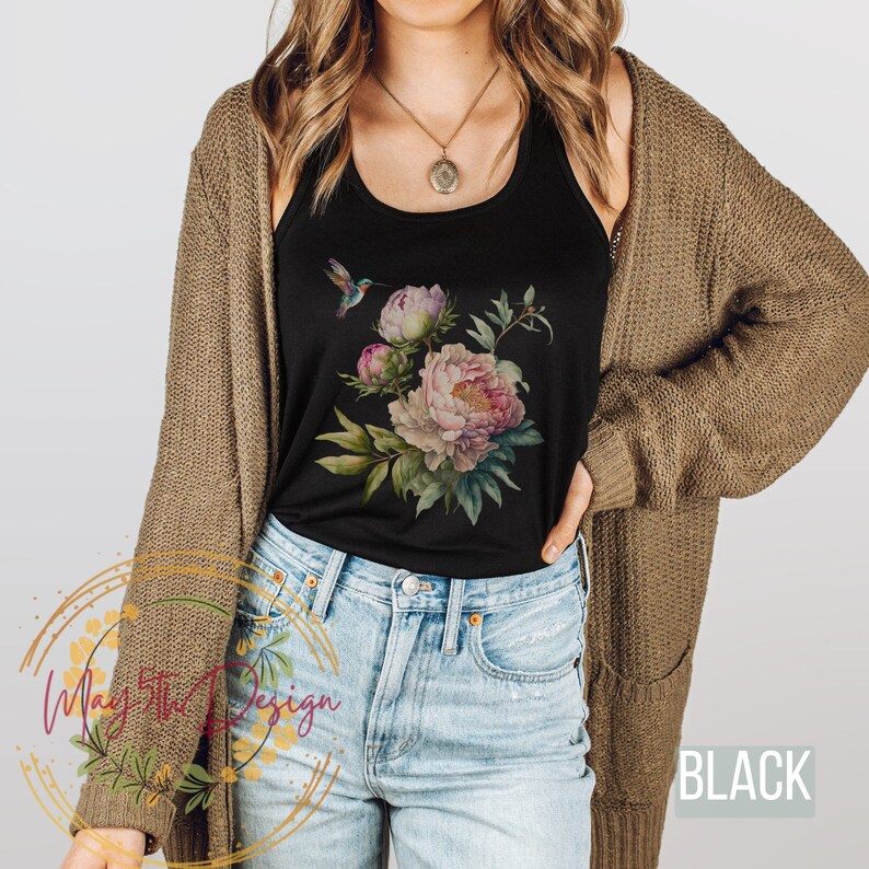 Peonies Shirt Peony Print Shirt for Women Garden Peony - Etsy