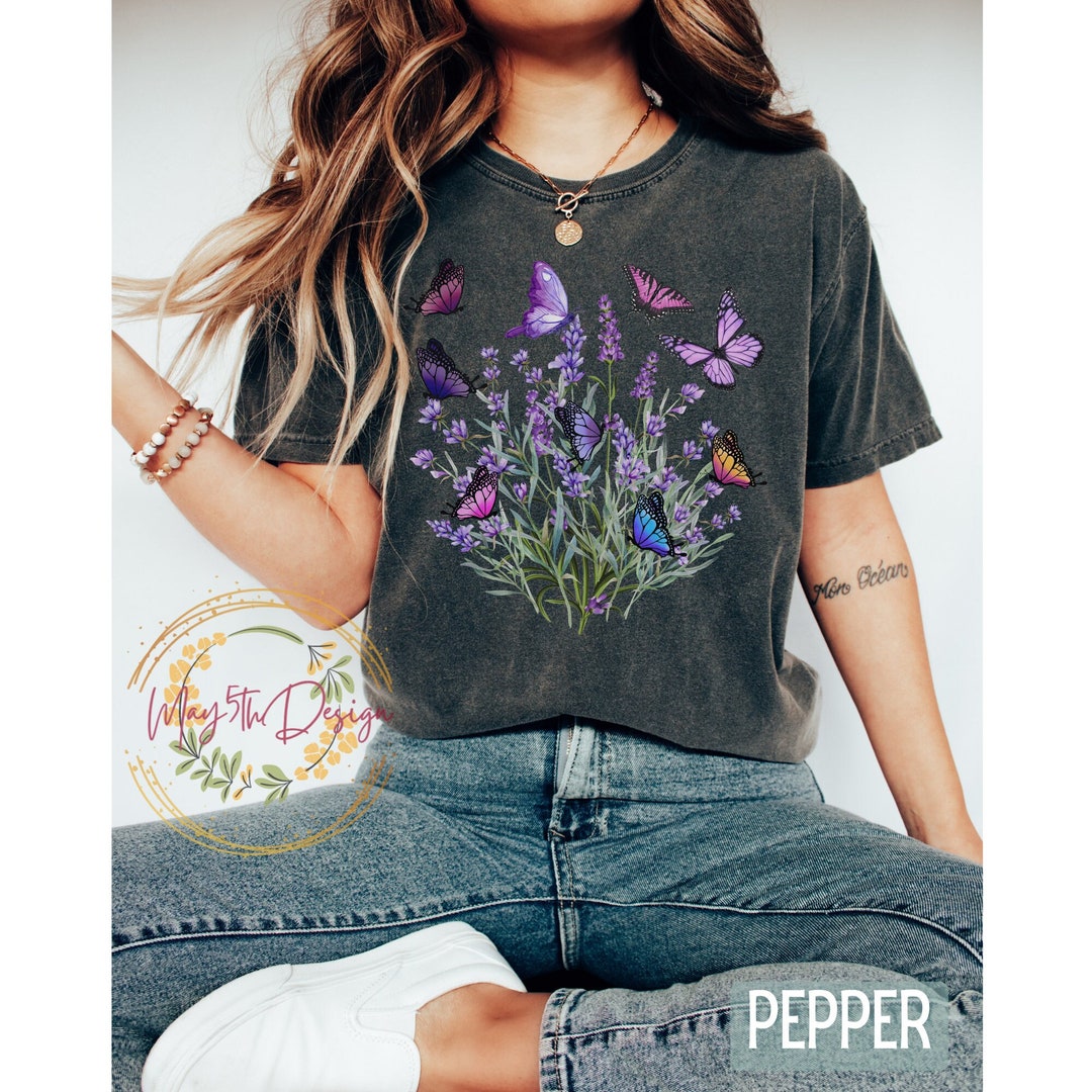 Garden Botanical Shirt, Comfort Colors® Gift for Plant Lover Vintage ...