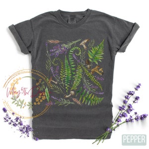 Fern Shirt, Forester Shirt, Comfort Colors® Ferns T Shirt, Fern ...