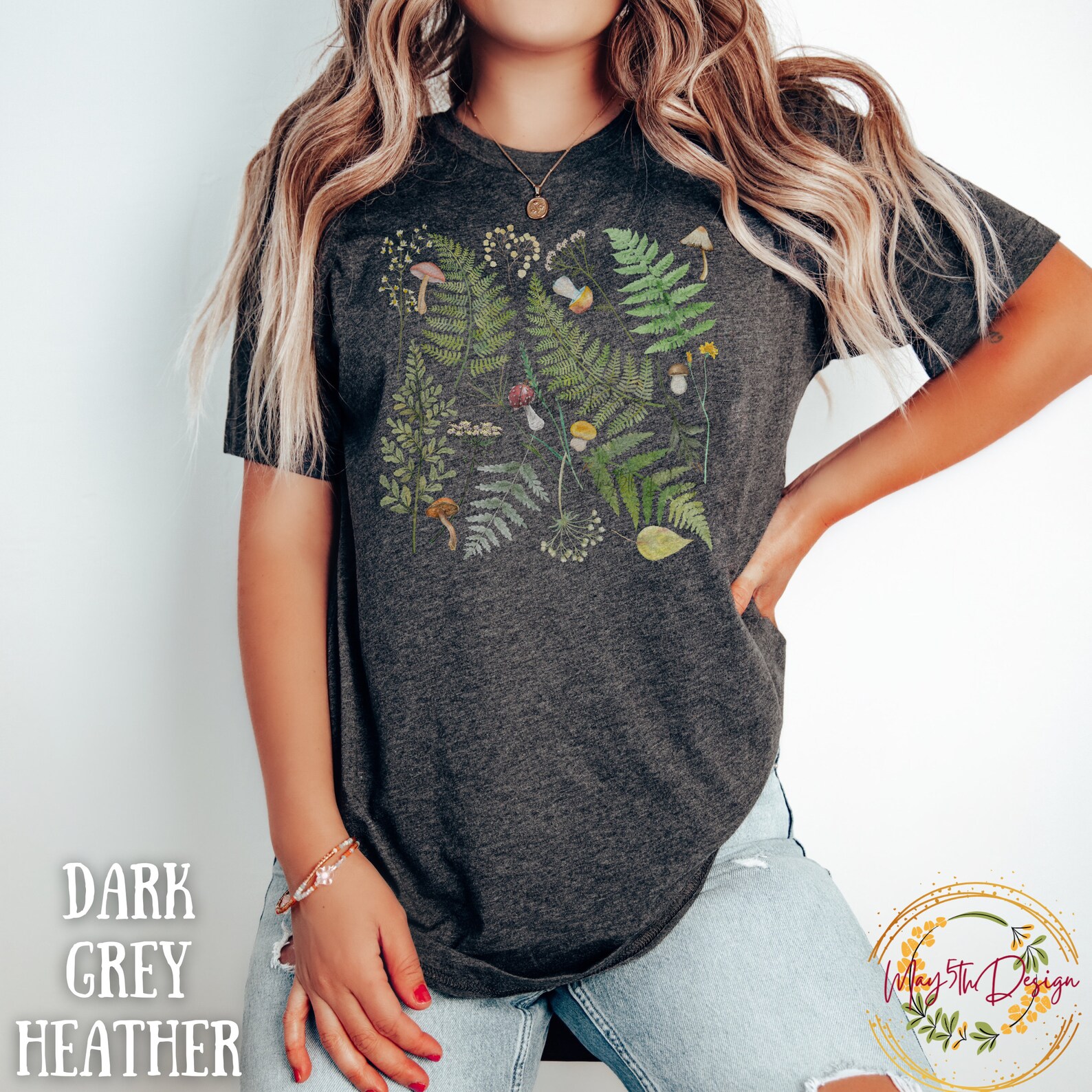 Fern Shirt, Plant Shirt, Fern Gift, Vintage Botanical Flower Garden ...